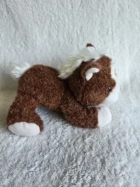 Way To Celebrate | Toys | New Easter 226 Small Lying Horse Plush Brown ...